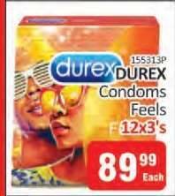 DUREX Condoms Feels 12x3's offer at KitKat Cash and Carry