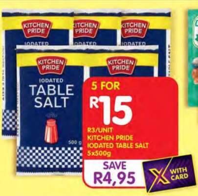 Salt specials at Shoprite – Dec 2025