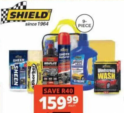 Shield Car Care Ultimate Care Gift Pack offer at Checkers Hyper