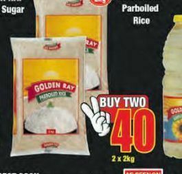 Golden ray rice 2 offer at Boxer