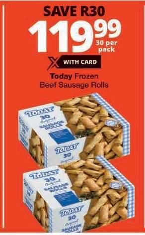 Rolls specials at Checkers – Dec 2025