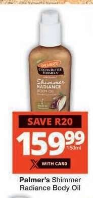 Oil specials at Checkers – Dec 2025