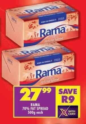 Rama specials at Shoprite – Dec 2025