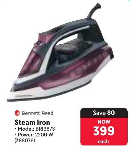 Steam iron specials at Makro – Dec 2025