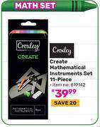 Croxley Create Mathematical Instruments Set 11-Piece (819142) offer at Game