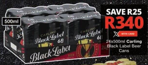 Black Label specials at Checkers – Dec 2025