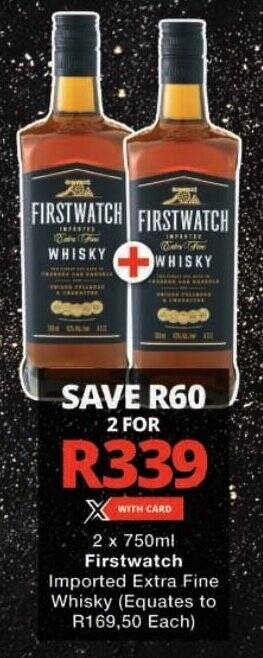 Whisky specials at Checkers – Dec 2025