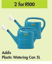 Addis Plastic Watering Can-For 2 x 5L offer at Game