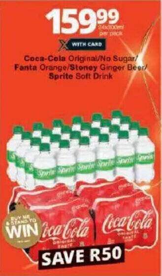 Coca cola specials at Checkers Hyper – Dec 2025