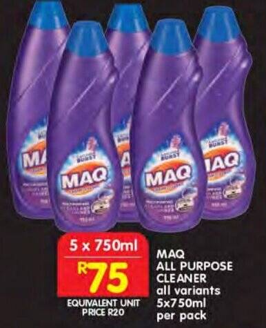 Cleaner specials at Shoprite – Dec 2025