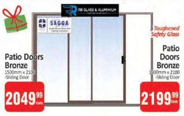 Patio Doors Bronze offer at KitKat Cash and Carry