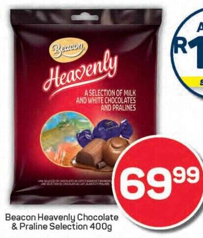 Beacon Heavenly Chocolate & Praline Selection 400 g offer at Pick n Pay