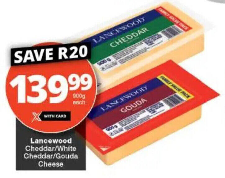 Cheddar cheese specials at Checkers – Jan 2026