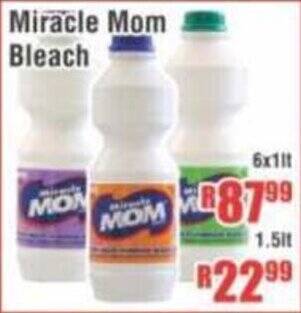Miracle Mom Bleach offer at Devland Cash And Carry