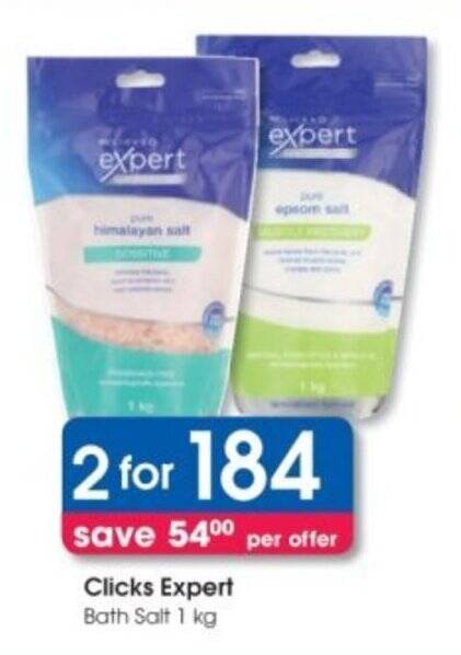 Bath specials at Clicks – Jan 2026