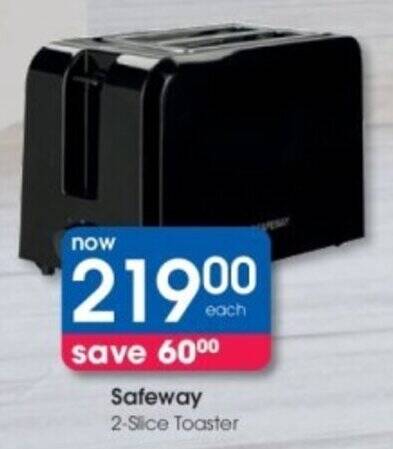 Toaster specials at Clicks – Dec 2025