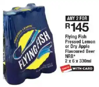 Flying Fish Pressed Lemon or Dry Apple Flavoured Beer NRB 2 x 6 x 330 ...
