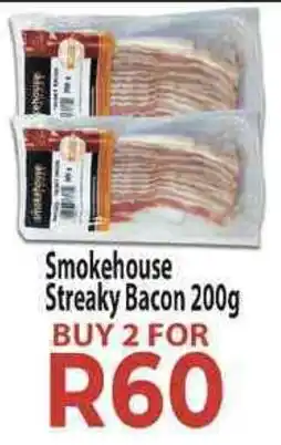 Smokehouse Streaky Bacon 2 x 200 g offer at Supa Store