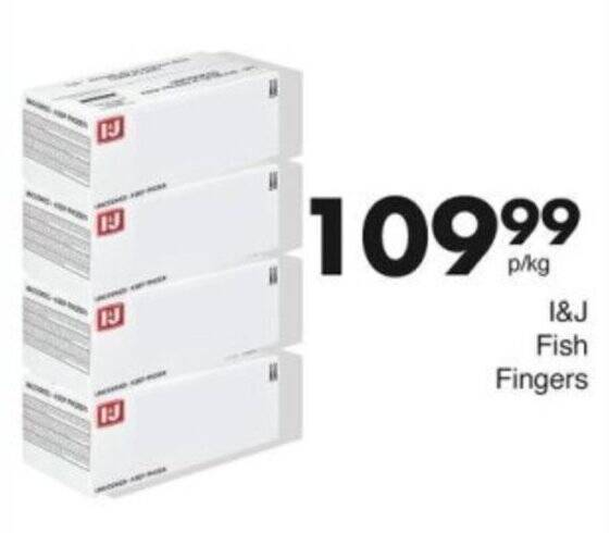 I&J Fish Fingers offer at Save Hyper