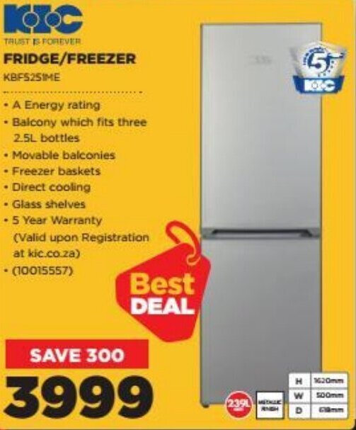 KIC Fridge/Freezer offer at HiFi Corp