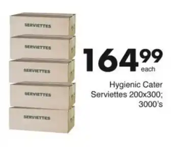 Hygienic Cater Serviettes offer at Save Hyper