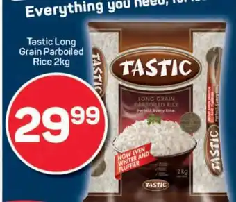 Tastic Long Grain Parboiled Rice-2kg offer at Pick n Pay