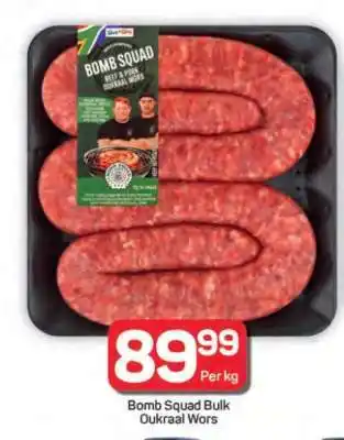 Bomb Squad Bulk Oukraal Wors offer at Pick n Pay Hypermarket