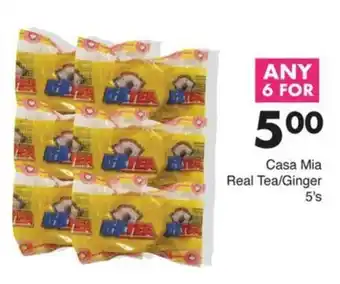 Casa Mia Real Tea/ Ginger 6 x 5 s offer at Save