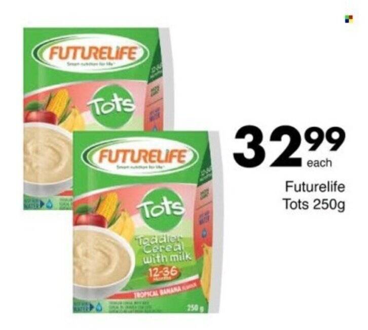 Futurelife Tots 250 g offer at Save Hyper