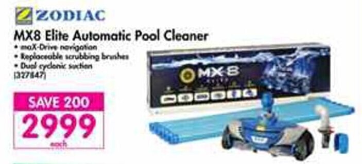 Zodiac MX8 Elite Automatic Pool Cleaner offer at Makro