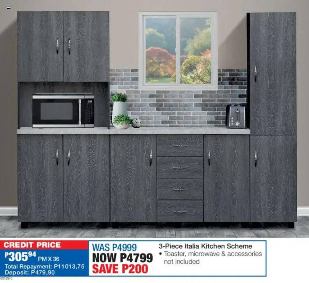 Italia Kitchen Scheme offer at OK Furniture