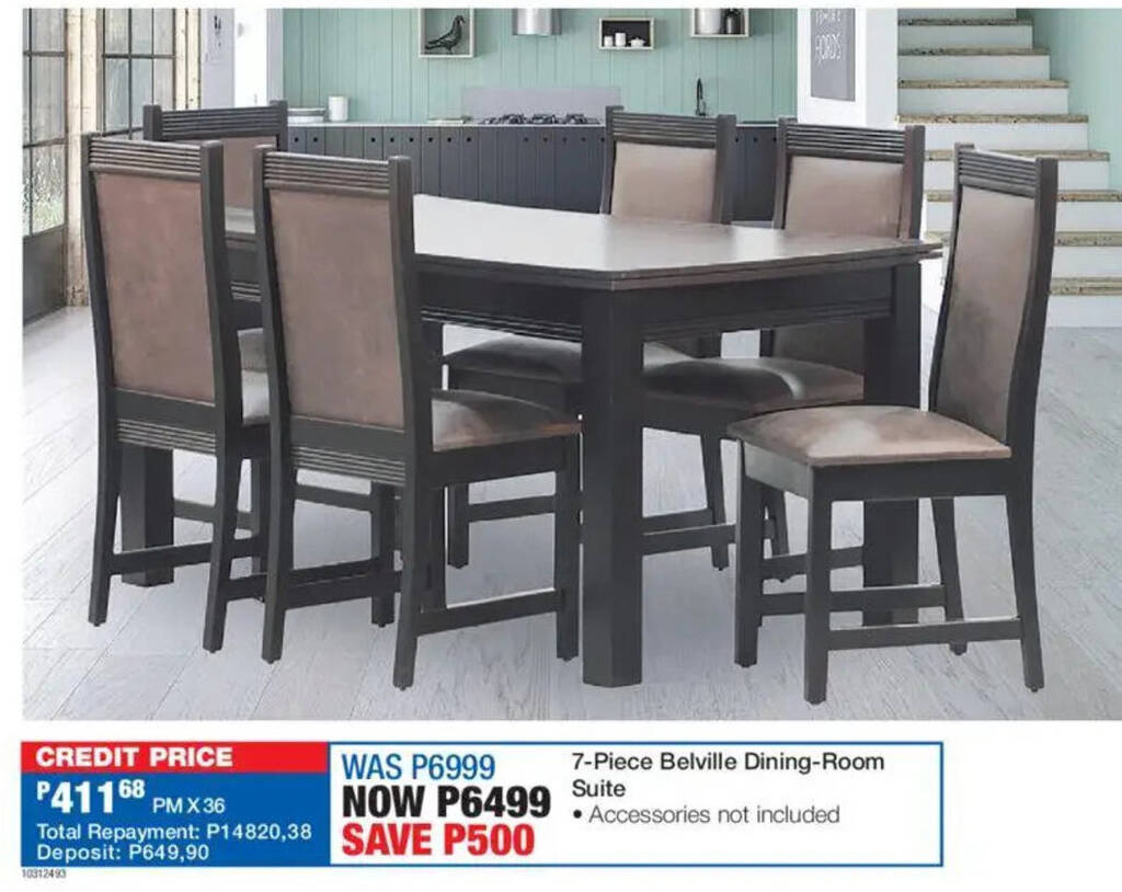 Belville Dining-Room Suite offer at OK Furniture
