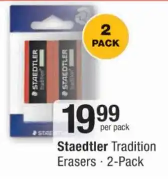 Staedtler Tradition Erasers offer at Checkers