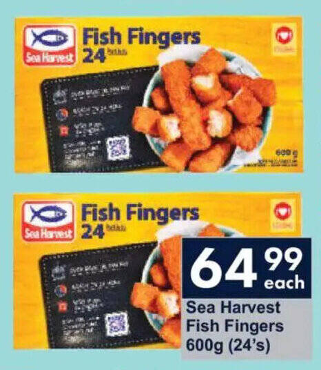 Sea Harvest Fish Fingers 600 g offer at President Hyper