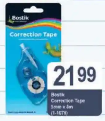 Bostik Correction Tape offer at President Hyper