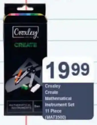 Croxley Create Mathematical Instrument Set offer at President Hyper