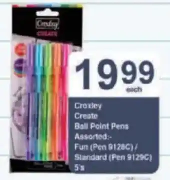 Croxley Create Ball Points Pens Assorted offer at President Hyper