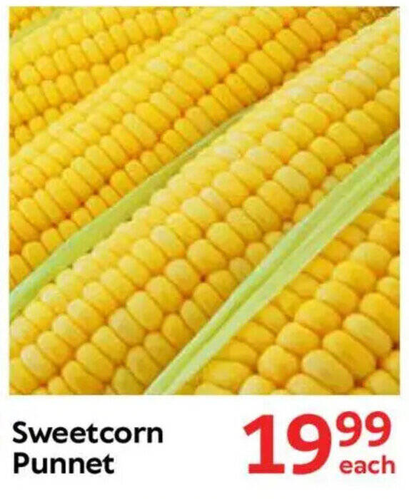 Sweetcorn Punnet offer at Oxford Freshmarket