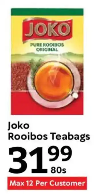 Joko Rooibos Teabags 80's offer at Oxford Freshmarket