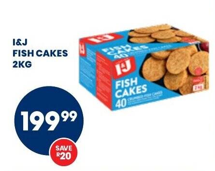 I&J Fish Cakes 2 kg offer at Econo Foods