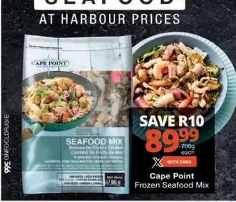 Cape Point Frozen Seafood Mix offer at Checkers