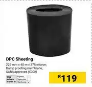DPC Sheeting 5200 offer at Builders Warehouse