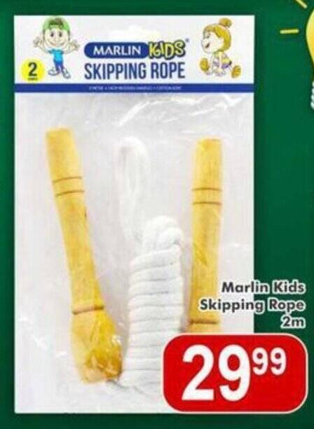 Marlin Kids Skipping Rope offer at Big Save