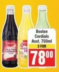 Boston Cordials offer at Frontline