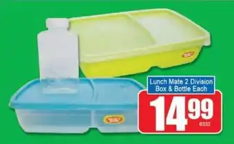 Lunch Mate 2 Division Box & Bottle offer at A5 Cash & Carry