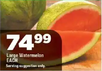 Large Watermelon offer at OK Grocer