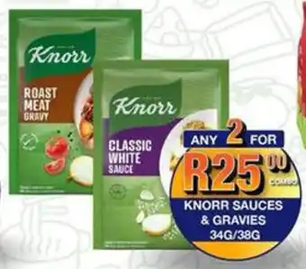 Knorr sauces & gravies offer at Take 'n Pay