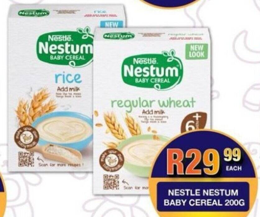 Nestle nestum baby cereal 200 g offer at Take 'n Pay