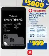 Vodacom Smart Tab 8 2GB 32GB 4G Black NL 10306003 offer at Russells