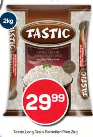 Tastic Long Grain Parboiled Rice-2kg offer at Pick n Pay
